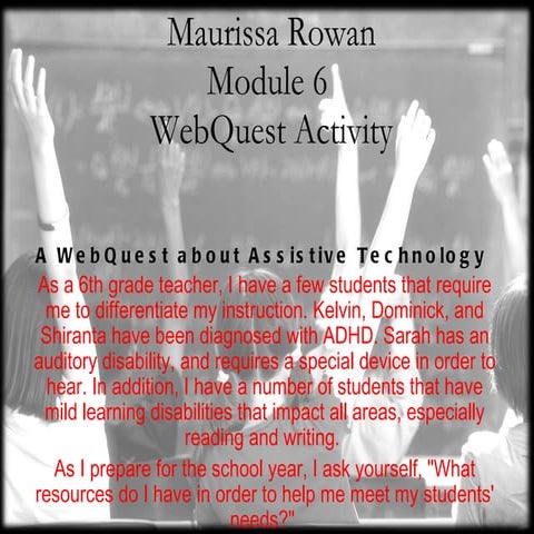 ROsteen Technology Project 1 Rough Draft | PPTX