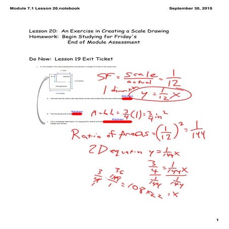Module 7.1 lesson 20 | PDF