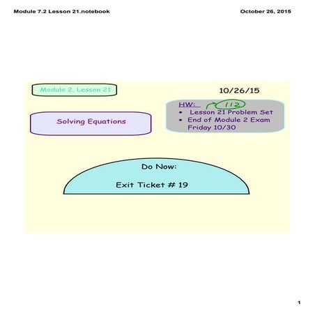 Module 7.2 lesson 21 | PDF