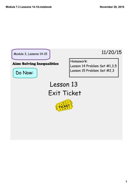 Module 3 lesson 24 | PDF