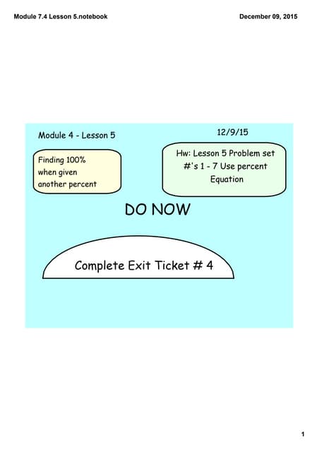 Module 3 lesson 24 | PDF