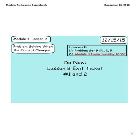 Module 7.4 lesson 9 | PDF