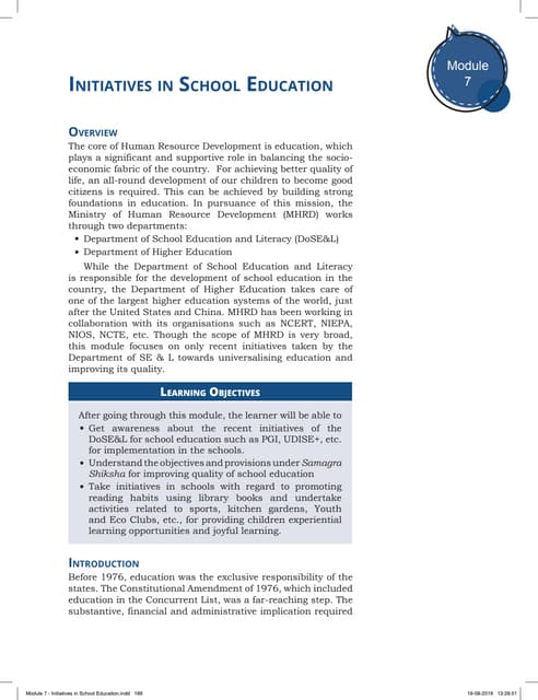 Rashtriya Madhyamik Shiksha Abiyan (RMSA) | PPTX