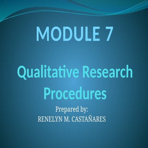 Module 7 || Topic in Oral Communication in Context | PPTX