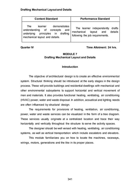 Technical Drafting Module 4 | PDF | Drawing and Sketching | Arts and Crafts