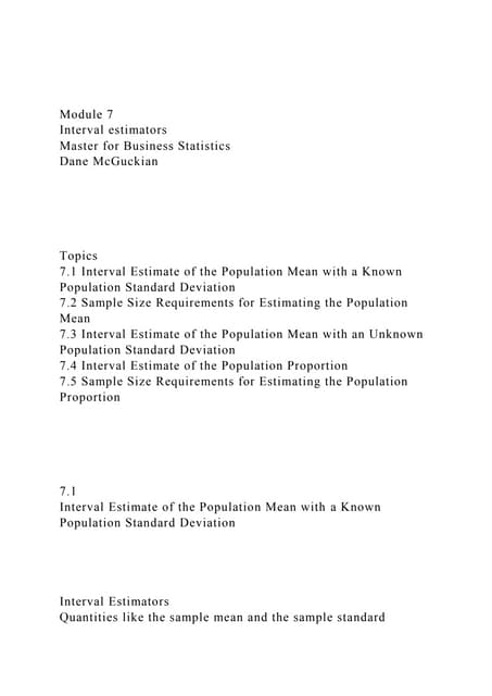 Confidence Intervals: Basic concepts and overview | PDF