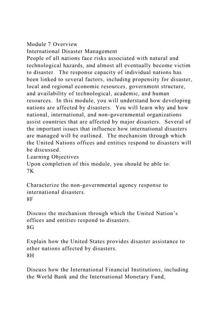 The Humanitarian and Development Nexus | PPT