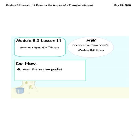 Module 8.2 lesson 14 | PDF