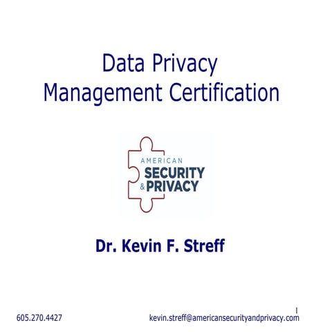 Module 10 - ASP Privacy Management Certfication.ppt