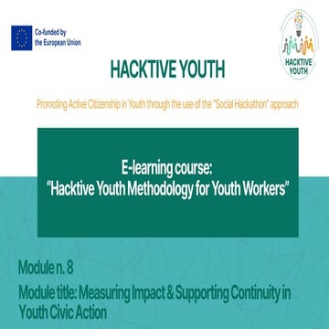 Measuring Impact & Supporting Continuity in Youth Civic Action | PDF