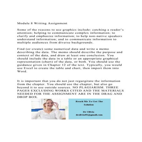 Module 8 Writing AssignmentSome of the reasons to use graphi.docx