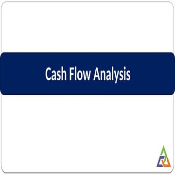 cash flow analysis for finance calculation | PPTX