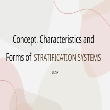 Concept, Characteristics and forms of Stratification (1).pptx