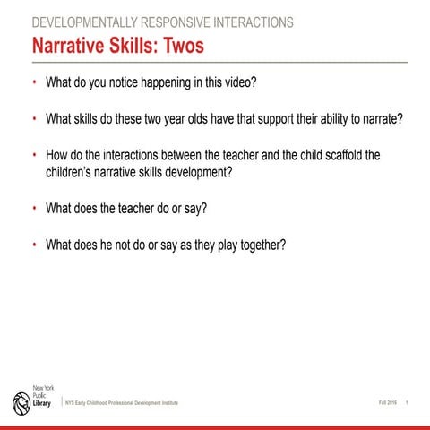 Module a narrative development - twos | PPTX | Parenting Babies and ...