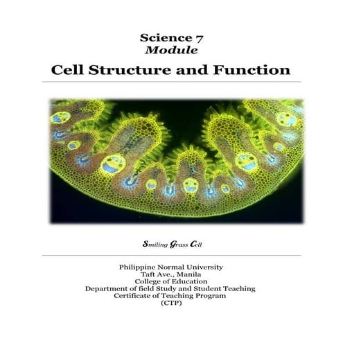 Module cell structure and function | PDF