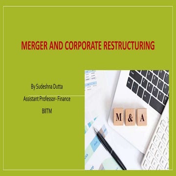 Merger and Acquisition | PPT
