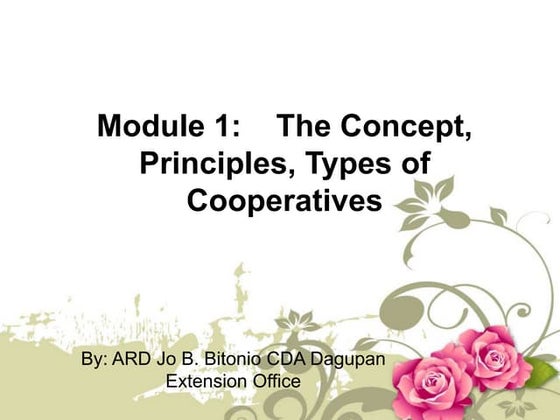 Types & Categories of Cooperatives | PPT