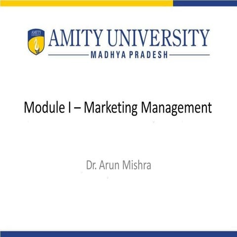 Fundamentals of marketing | PPT