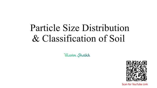 Geotechnical Engineering-I [Lec #7: Sieve Analysis-2] | PPSX