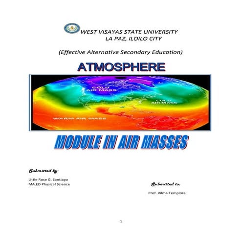 Air Masses | DOC | Geography | Science
