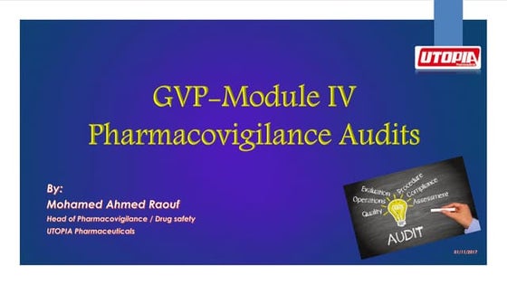 GVP Module IX rev 1 | PPSX | Medical Health