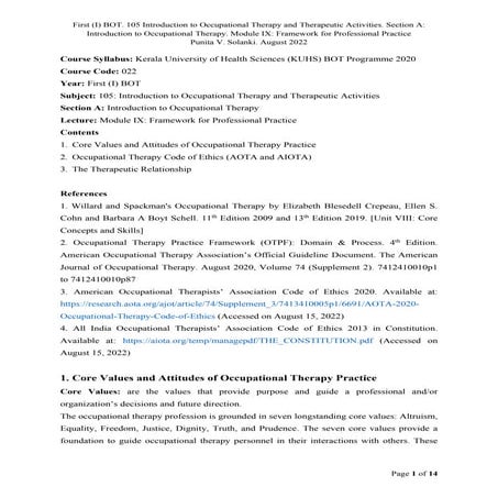 Module IX_Framework for Professional Practice_Punita V. Solanki_August 2022.pdf