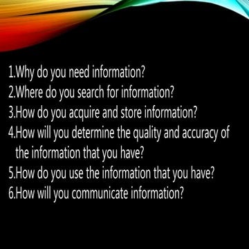 UNIT-3-INFORMATION-LITERACY.pptx from quipper | PPTX