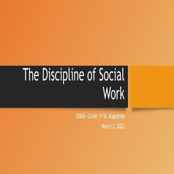 Module no.5- The Discipline of Social Work.pptx