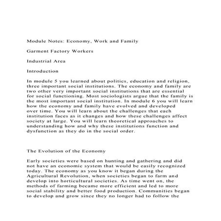 Economy as social institution... | PPTX