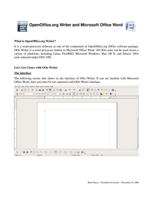 OpenOffice.Org Impress Tutorial | PDF