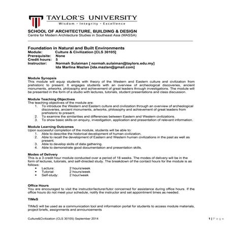 Module outline | PDF