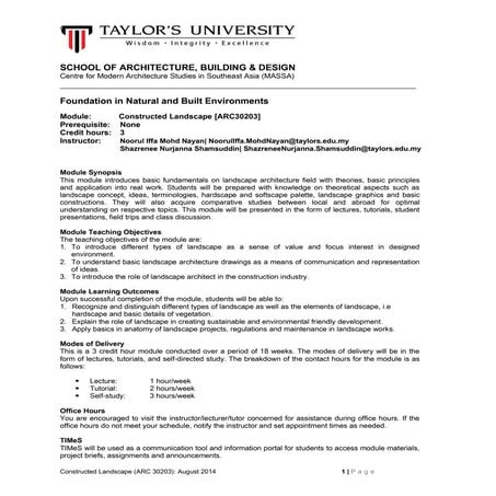 Module outline cl | PDF
