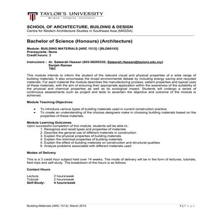 Module outline | PDF