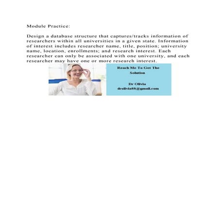 Module PracticeDesign a database structure that capturestracks.docx | Databases | Computer ...