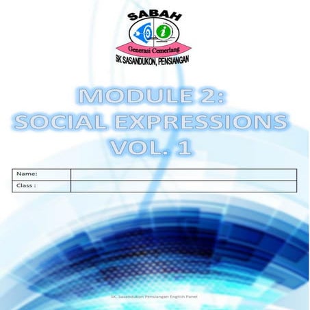 Module social expression Sabah | PDF