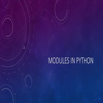modules&packages in python.pptxbbvbbvvvv | PPTX
