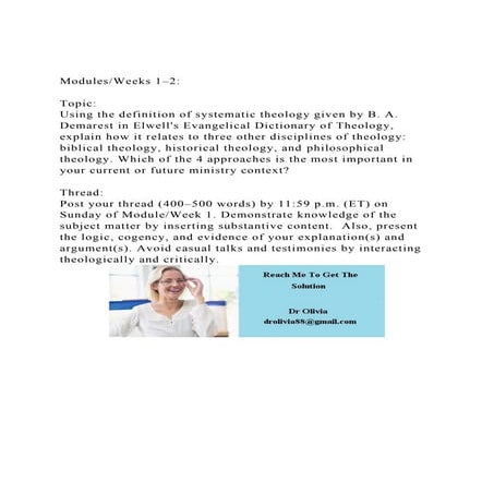 ModulesWeeks 1–2Topic Using the definition of systemati.docx