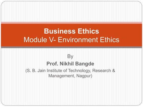 National environmental policy, 2006 | PPTX