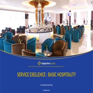 BASIC Airport lounge HOSPITALITY service | PPTX