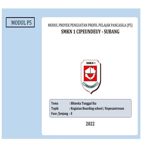contoh Modul P5BK tema Bhineka Tunggal Ika.pdf