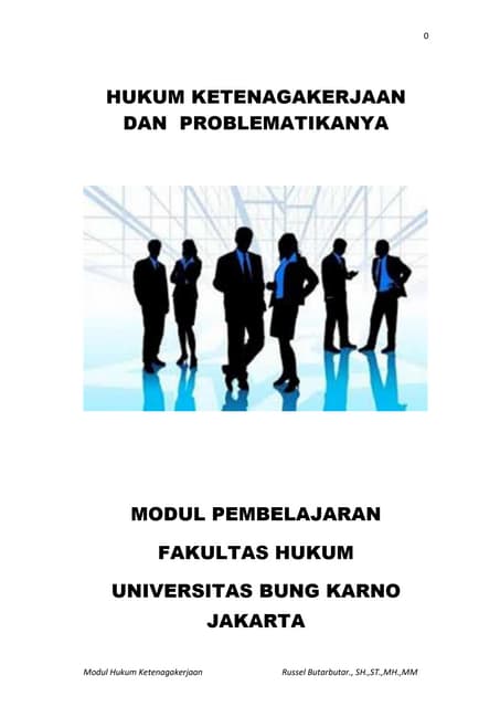 Hukum Perburuhan dan Ketenagakerjaan Materi 1.pptx