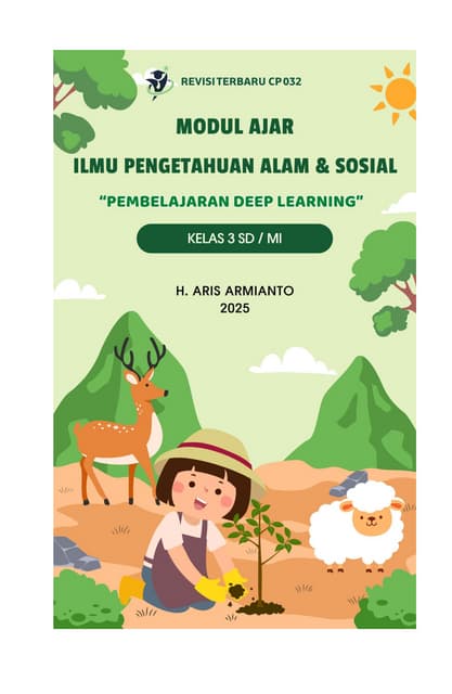 MODUL PEMBELAJARAN DEEP LEARNING PENDIDIKAN PANCASILA KELAS 4 REVISI TERBARU CP 032 KURIKULUM ...