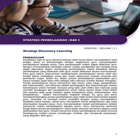 Ppt discovery learning | PPTX