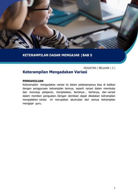 kemahiran variasi rangsangan | PDF