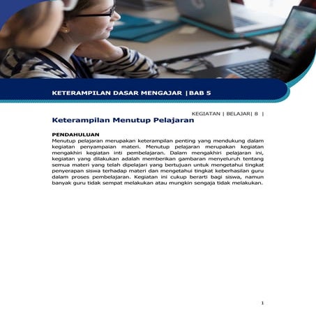 Modul KB 8 Menutup | PDF