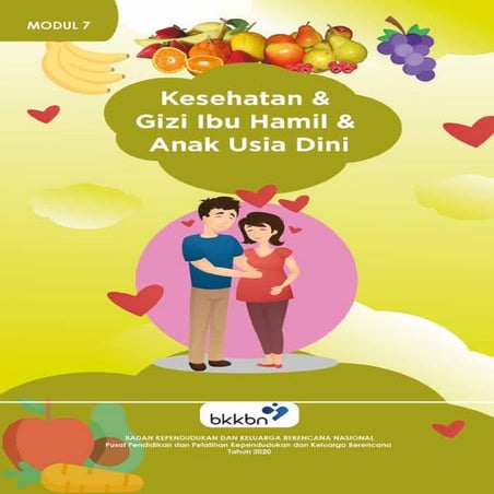 Modul kesehatan gizi ibu hamil dan anak usia dini bkkbn rev4 | PDF