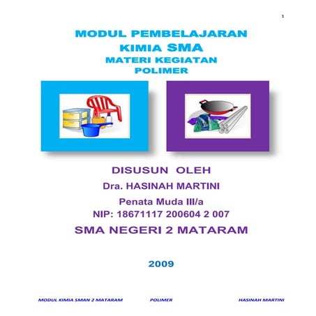 Modul kimia polimer | DOCX