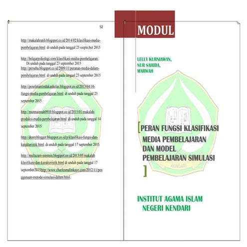 Modul Media Pembelajaran (Model Pembelajaran Simulasi) | PDF