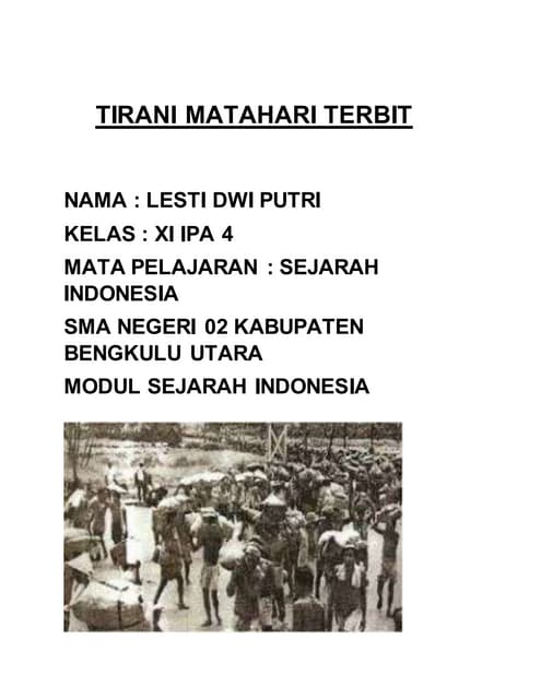 Strategi perlawanan bangsa Indonesia melawan penjajah sebelum dan ...