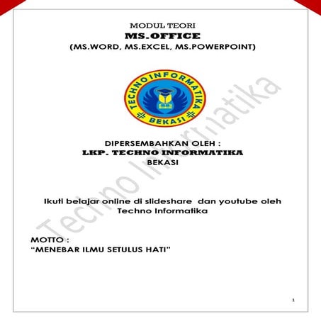 Modul Microsoft Office | PDF